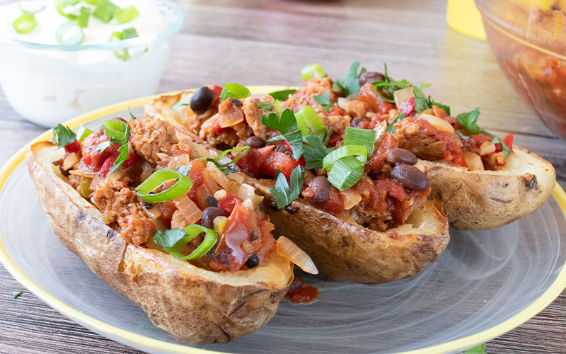 Fiery Potato Skins