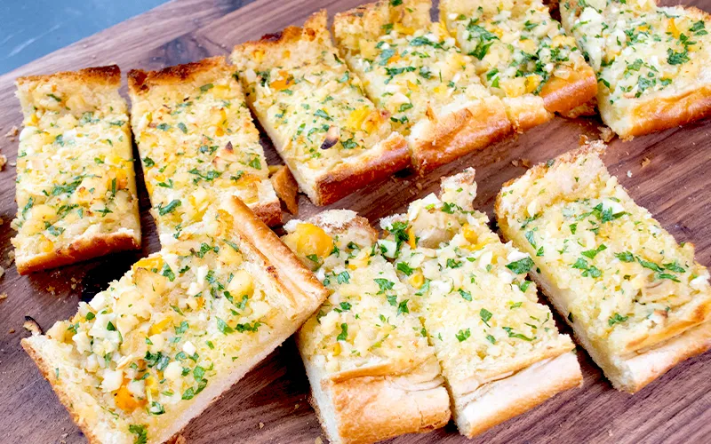 Garlicky Clam Toast